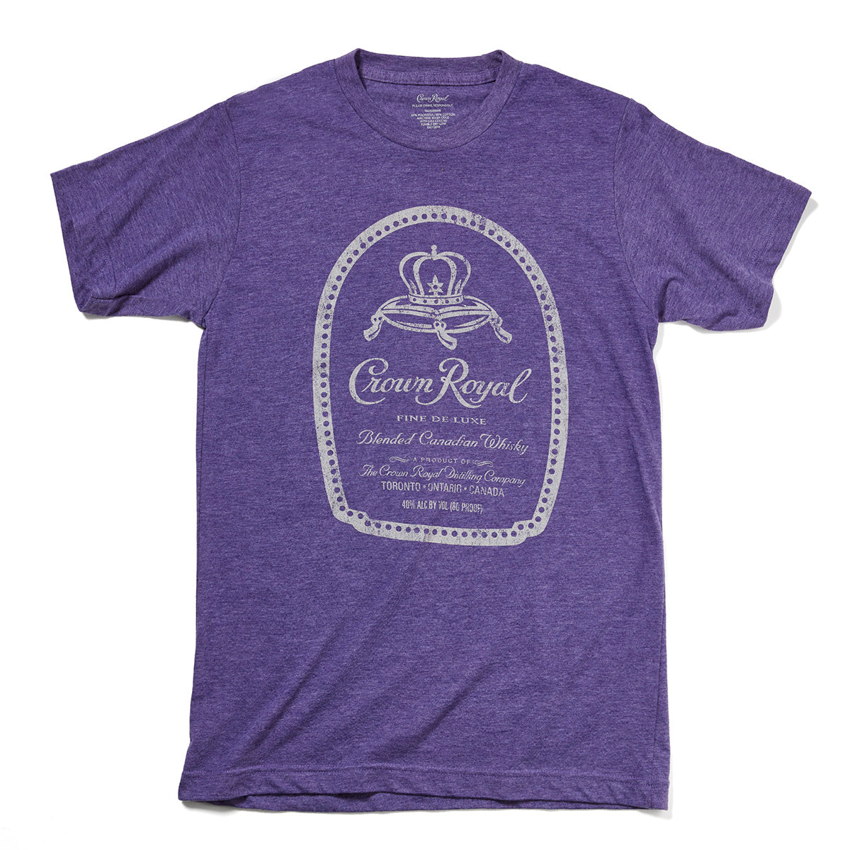 Men's Crown Royal Heather Purple Tee – Crown Royal USA E-Comm